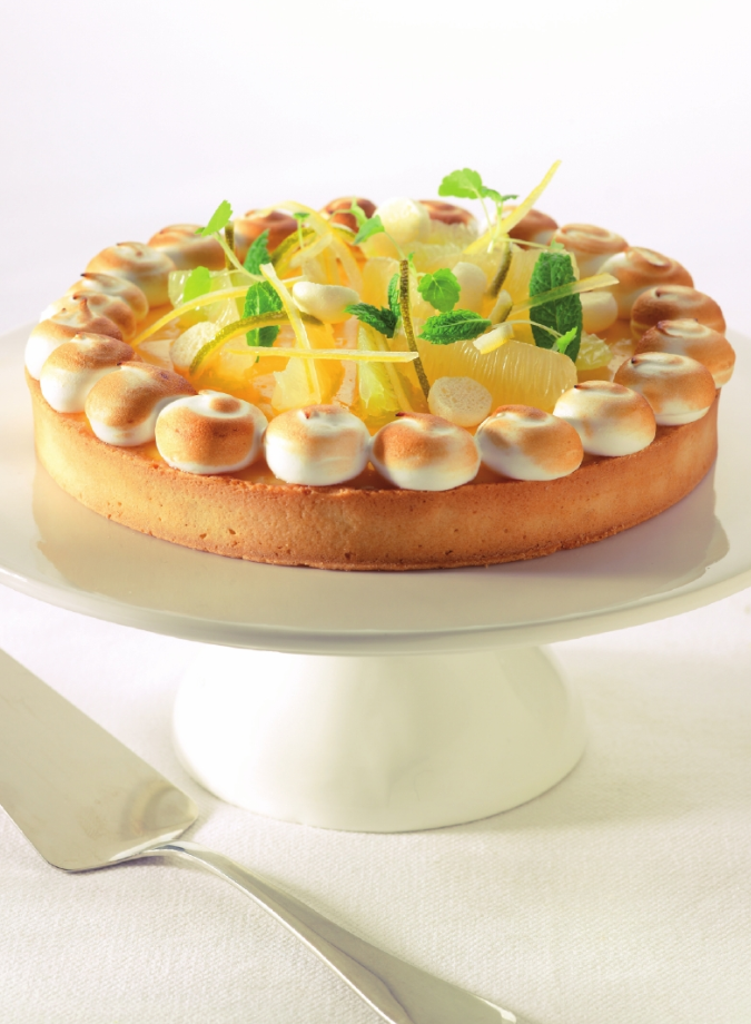 Recept "Citroentaart met schuimpjes" | njam!