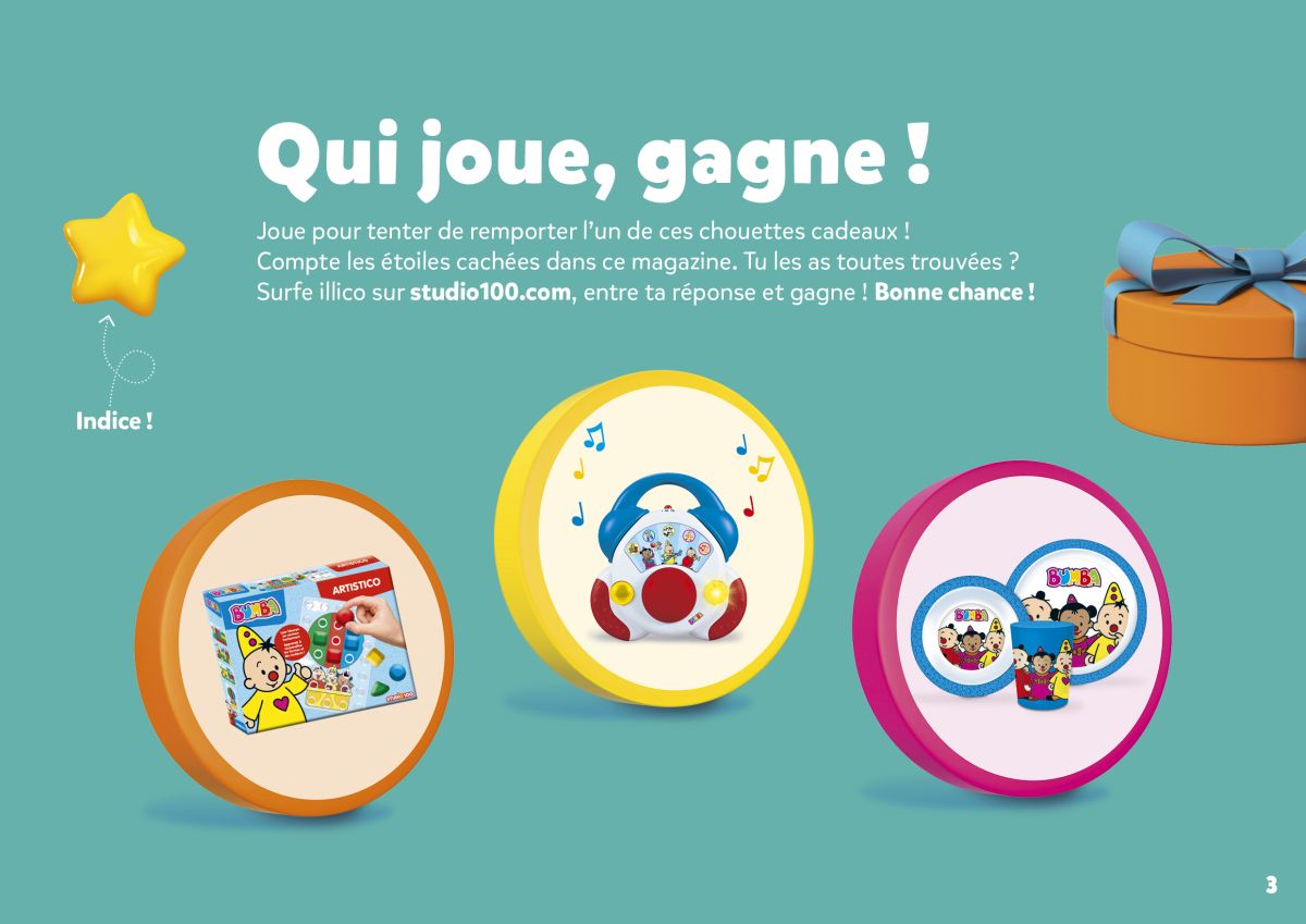 Concours Studio 100 magazine d'été 2023